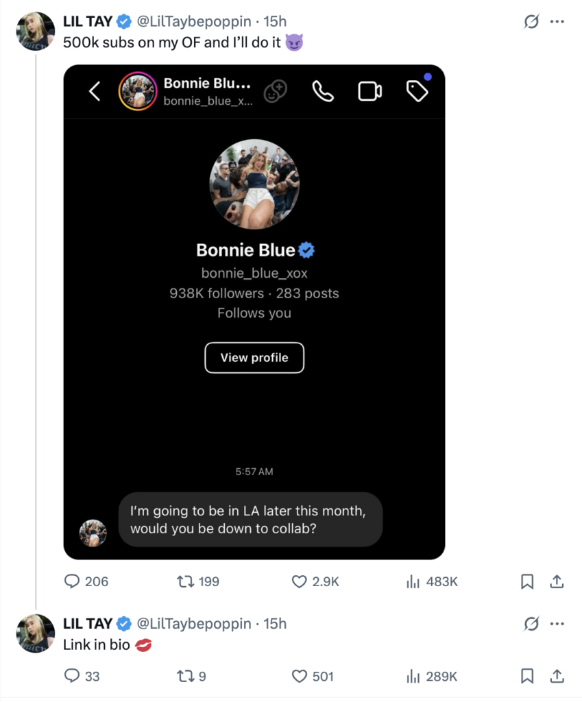 Lil Tay responds to backlash after launching OnlyFans at 18